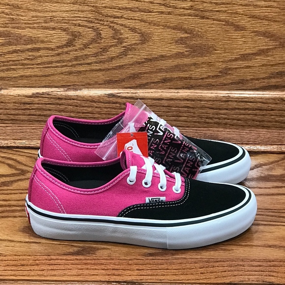 Vans | Shoes | Vans Authentic Pro Black Magenta Shoes | Poshmark
